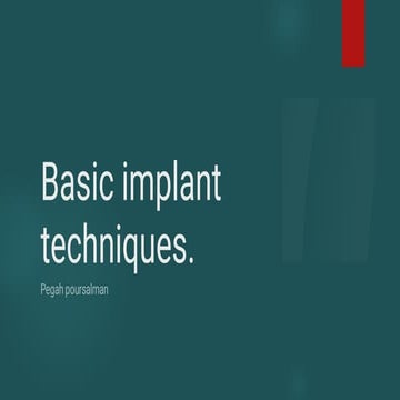 Basic implant techniques. one-stage and two-stage approaches load..pdf