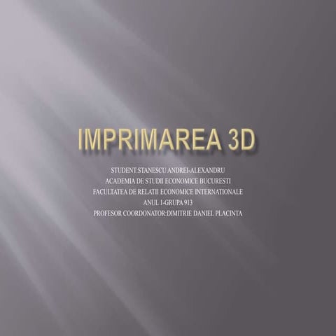 Power point imprimare 3 d | PPT