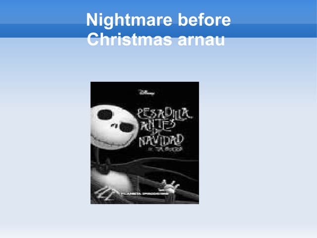 Nightmare before christmas | ODP | National & Civic Holidays | Holidays