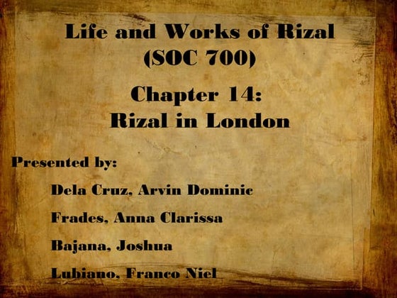 Rizal Report Chapter 11 | PPT