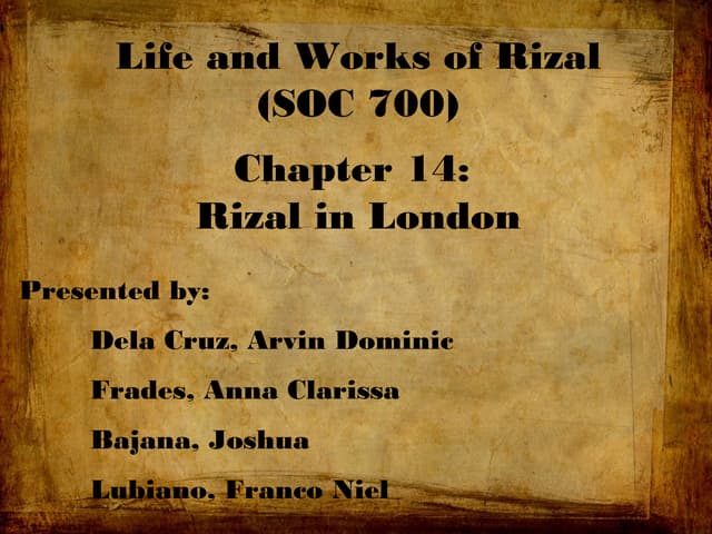 Jose Rizal Infographic | DOCX