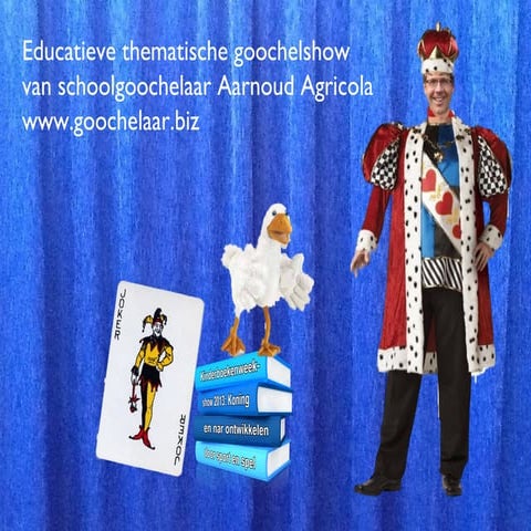 Powerpoint kinderboekenweek voorstelling 2013 koning en nar ontwikkelen ...