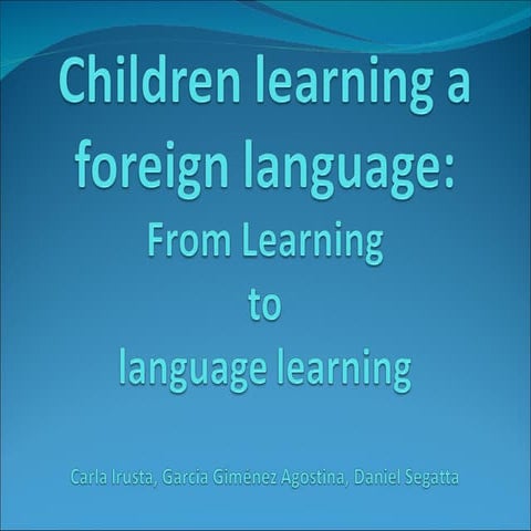 Power point language learning | PPT