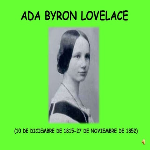 Ada Byron Lovelace | PPTX