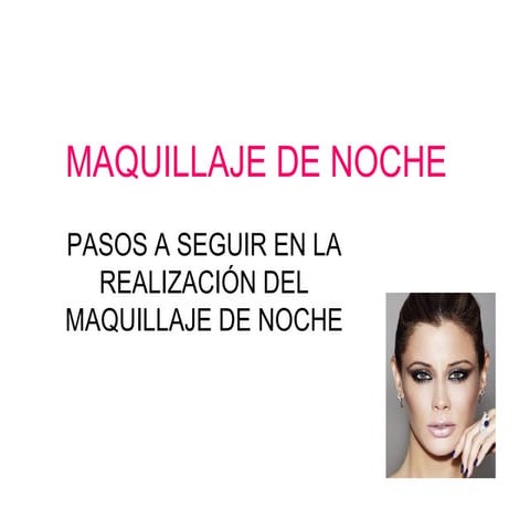 Power point maquillaje | PPT