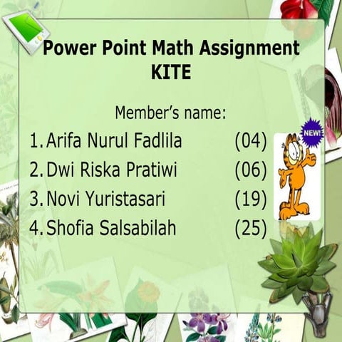 Solving problems involving a KITE (Grade 9).pptx