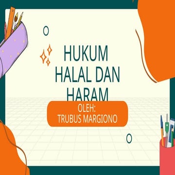 PENDIDIKAN AGAMAKELAS 6 HALAL DAN HARAM.pptx