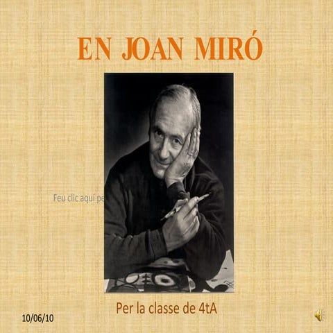Tot un any amb Joan Miró | ODP