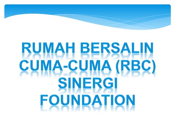 REKENING DONASI PROGRAM SINERGI FOUNDATION | PPTX