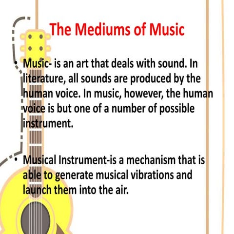 Power point musical instrument | PPTX