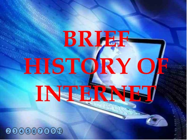 History Of The Internet[1] | PPTX
