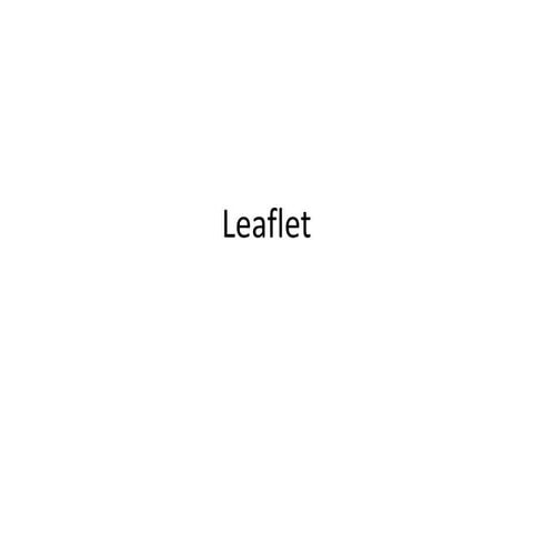 Powerpoint of leaflet | PPTX