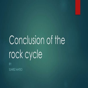 The rock cycle | PPTX | Geology | Science
