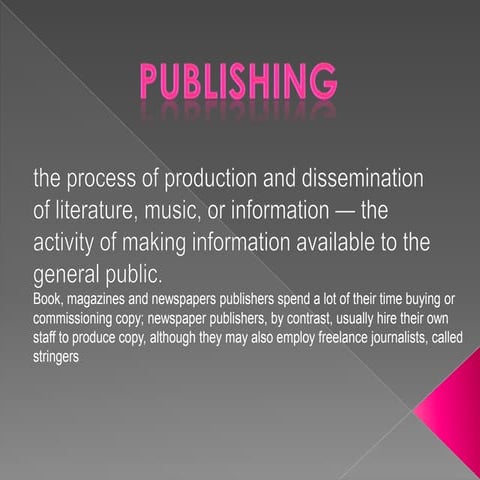 Powerpoint of unit 3 task 1... publishing | PPTX
