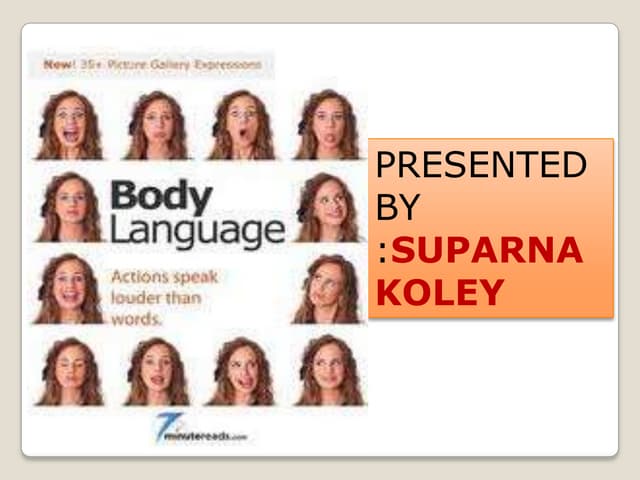 Body Language Mistakes | PPTX