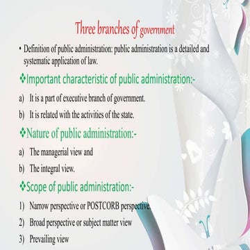 Powerpoint on public administration | PPTX
