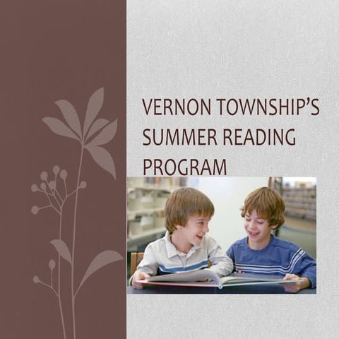 VTSD 2014 Summer Reading Program | PPTX | Daycare and Pre-School ...