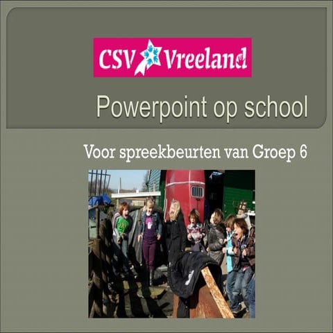 Powerpoint Op School Csv | PPT