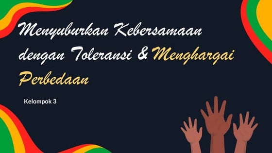 TOLERANSI ANTAR UMAT BERAGAMA | PPT