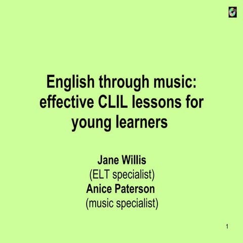 English through Music | PPT