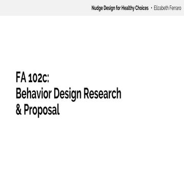 FA102C Final Presentation | PDF