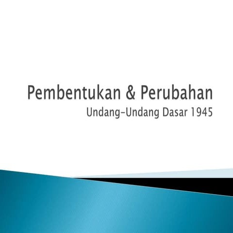 Penjabaran pasal-pasal UUD tahun 1945.ppt