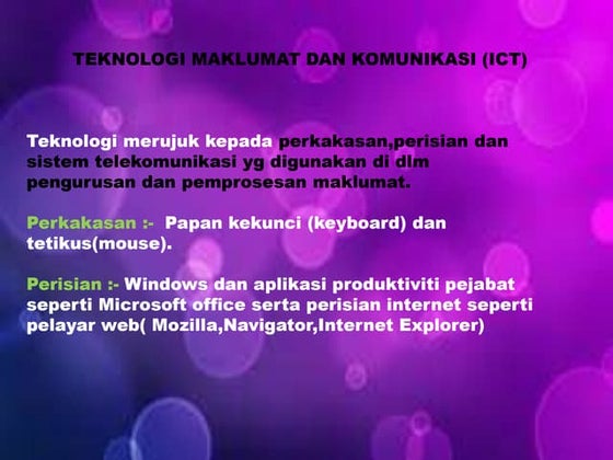 Bab 6 : Telekomunikasi Di Malaysia (Geografi Tingkatan 2) | PPT