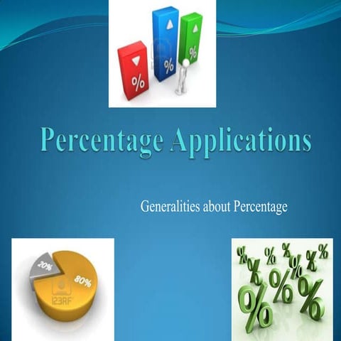 Percentage math basics | PPTX