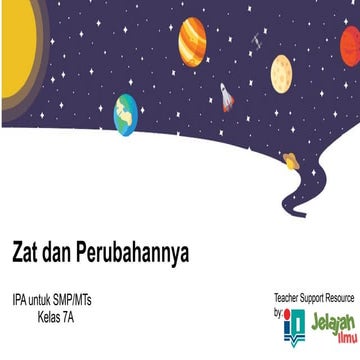 Bab 2 - Zat dan Perubahannya Projek IPAS Kelas X SMK | PPTX