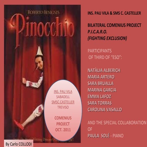 Pinocchio Script | PPT | Opera | Fine Art