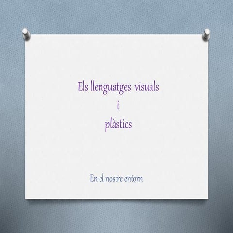 Les Arts Plàstiques | PPTX