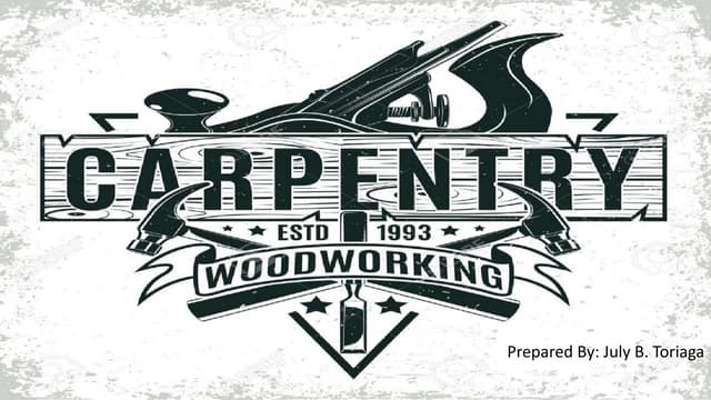 Basic Hand Tools for Carpentry Work | PPT