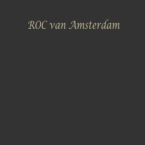 Powerpoint presentatie roc | PPTX