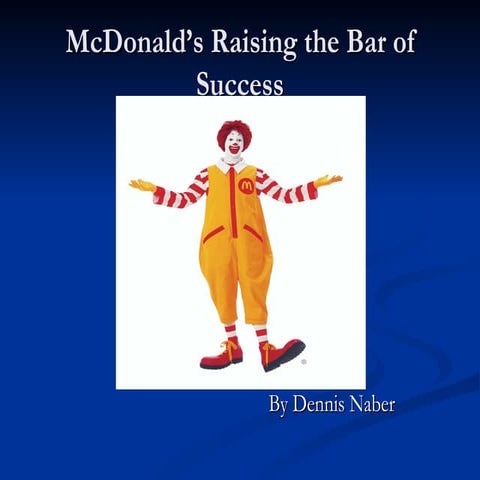 McDonalds Training and Development | PPTX