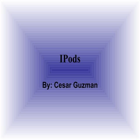 Ipod presentation | PPTX