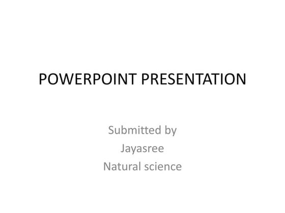 Presentation 1 | PPT