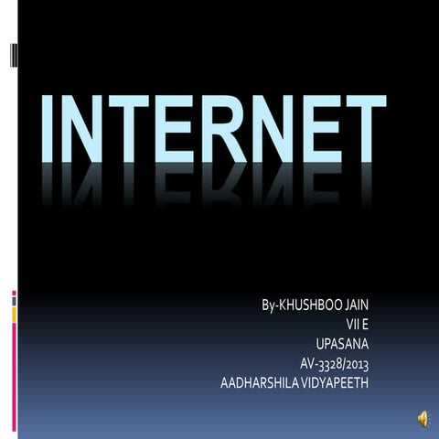 presentation internet | PPTX | Internet | Computing