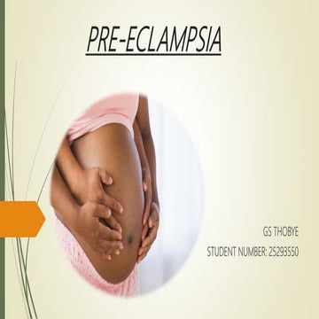 Powerpoint presentation preeclampsia | PPTX