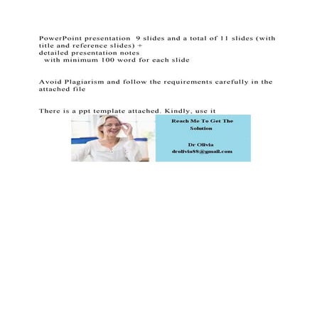 PowerPoint presentation 9 slides and a total of 11 slides (with tit ...