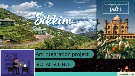 Art Integrated Project between Maharashtra and Sikkim | PPT