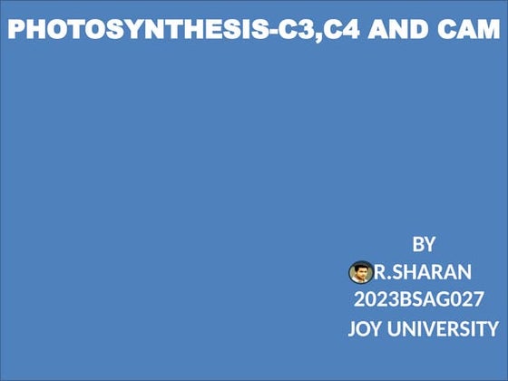 C3 and c4 plants ,characteristic ,cycles and significance | PPTX | Science