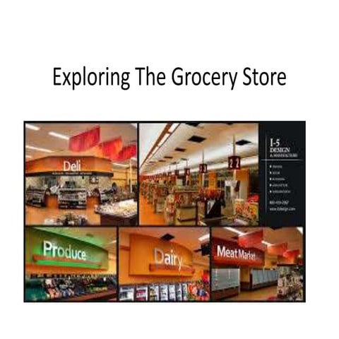 Power point presentation (grocery store) | PPT