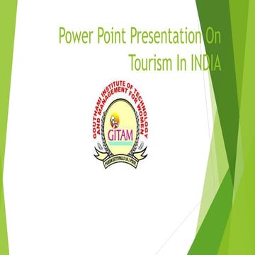 Power Point Presentation On Tourism In INDIA (1) (1) (1).pptx