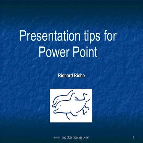 Power point presentation tips | PPT