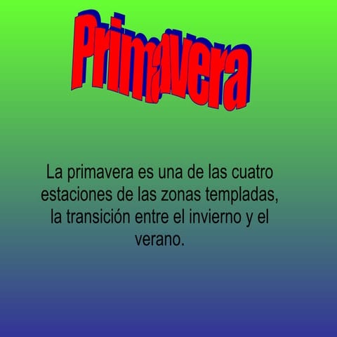Power point primaveraa | PPT