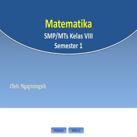 Power Point PR Matematika 8.ppt