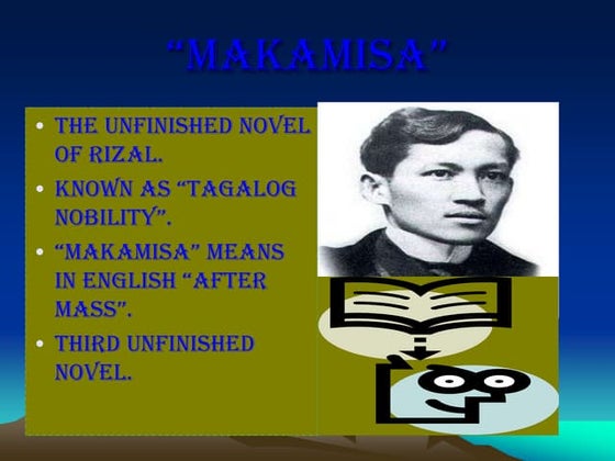 MAKAMISA-REPORT in Rizal's Life and Works.pptx | Fiction | Books and ...