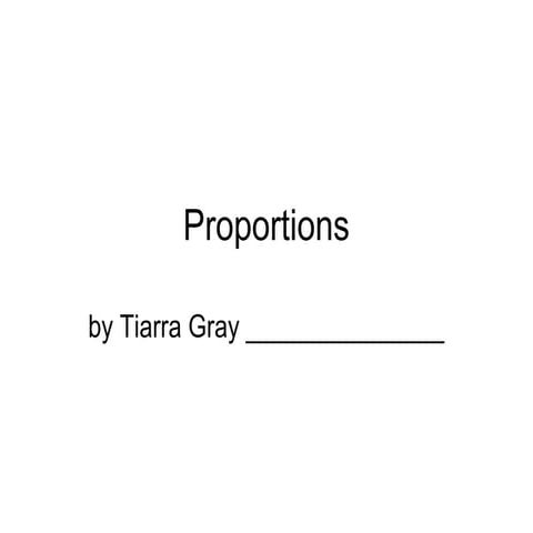 Powerpoint proportions math | PPT