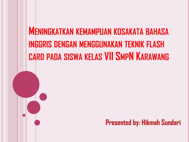 Presentasi Hasil Penelitian (Karya Tulis IlmiaH) | PPTX