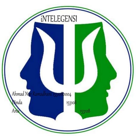 Power point psikologi umum tentang intelegensi | PPTX